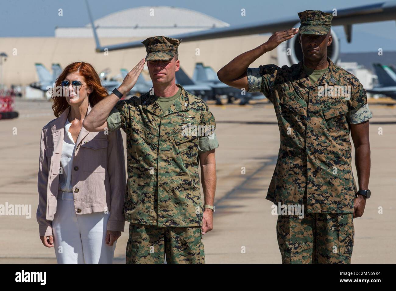 U.S. Marine Corps Col. Thomas M. Bedell, the commanding officer of ...