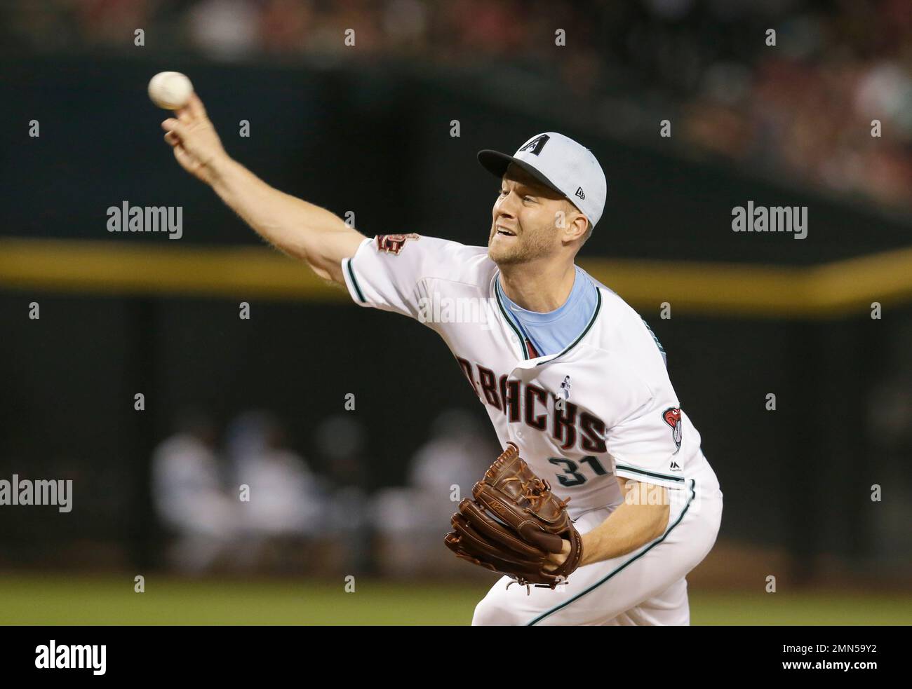 Arizona Diamondbacks relief pitcher Brad Boxberger (31) in the first ...