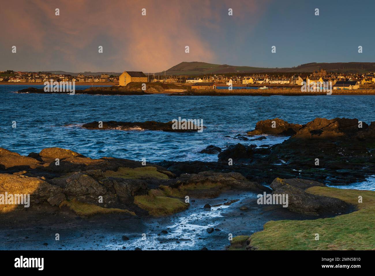 The coastal village of Elie located in the part of Fife county known as ...