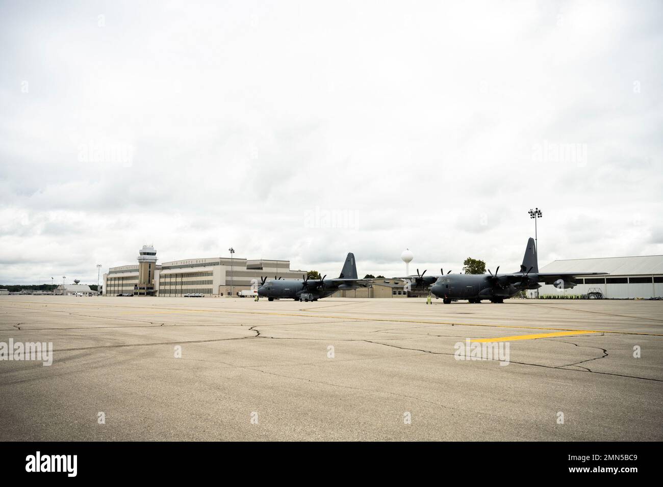 Two U.S. Air Force MC-130J Combat Talon II aircraft assigned to the 1st ...