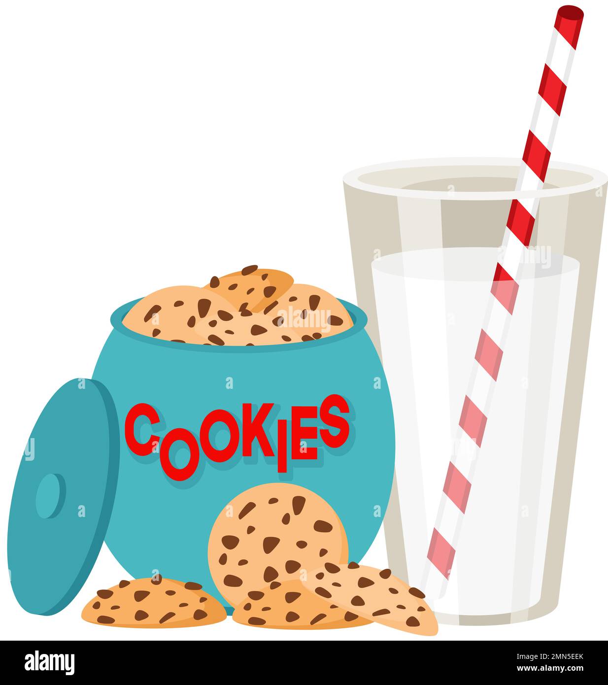 Clip Art Cookie And Milk