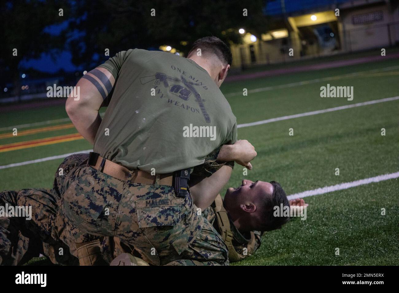 U.S. Marine Corps Cpl. Matthew Maloney with the 24th Marine ...
