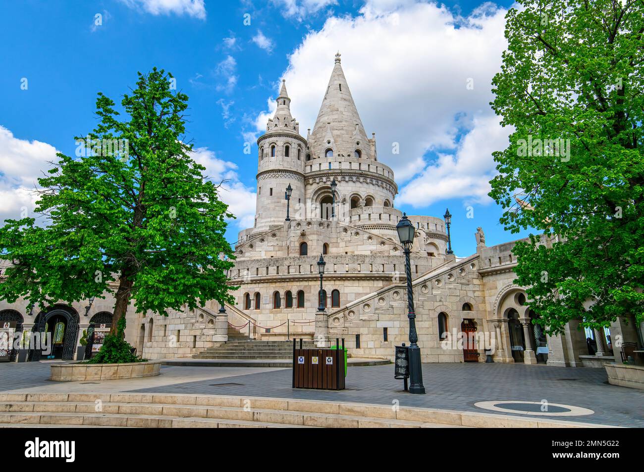 Budapest, Hungary. Fisherman's Bastion at the heart of Buda's Castle ...