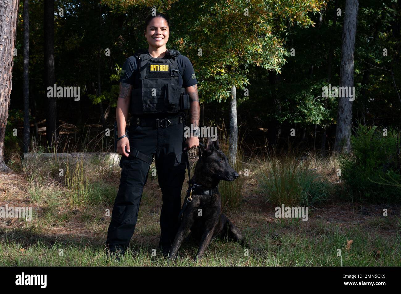 Samantha Ramirez, a canine handler with Richland County Sheriff’s ...
