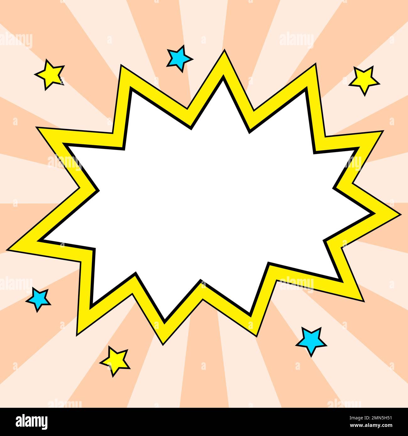 Comics Design Frames. Beautiful Photo Frame Set With Boom Bubbles For ...