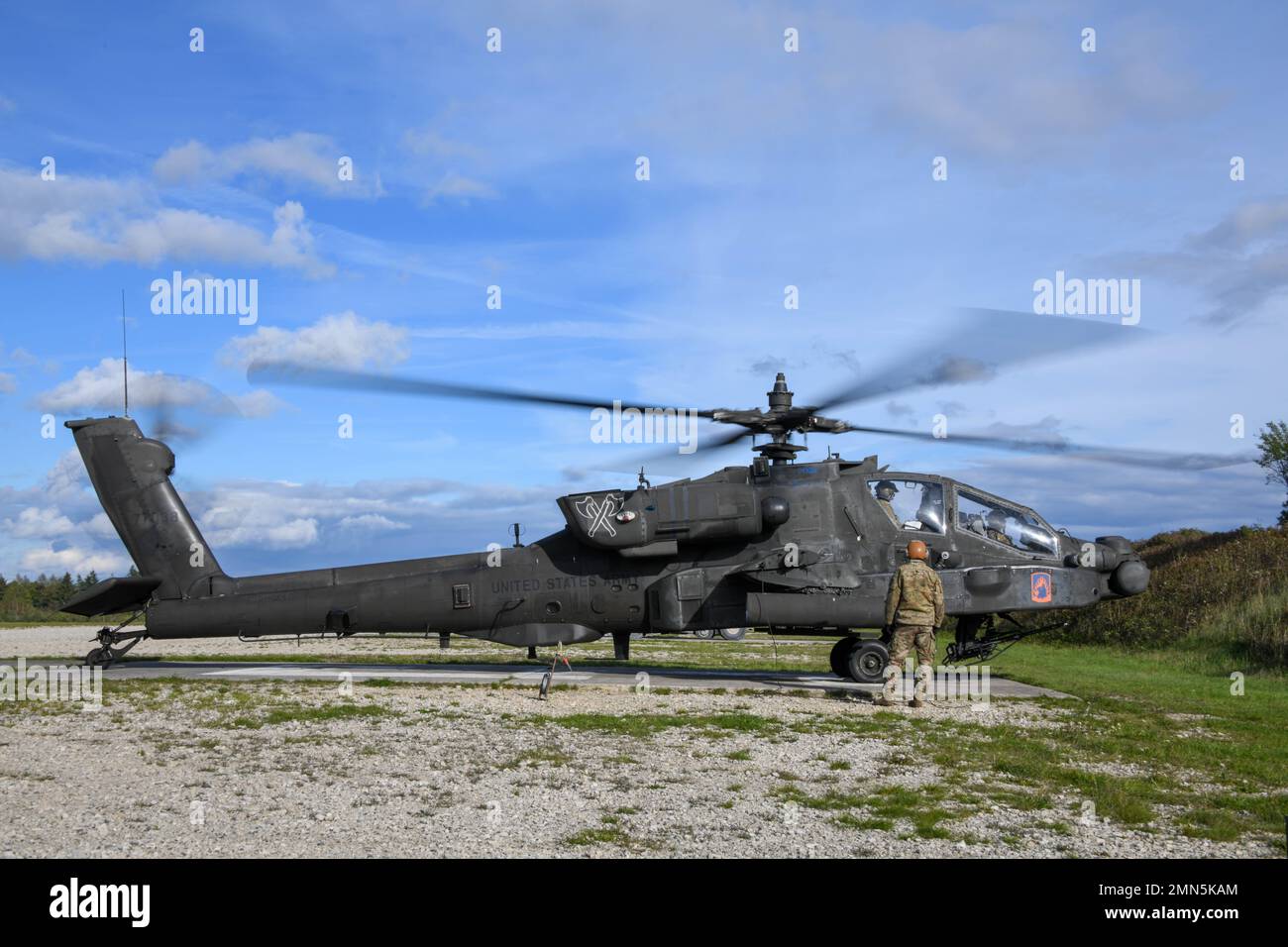 U.S. Soldiers assigned to 12th Combat Aviation Brigade conducts pre ...