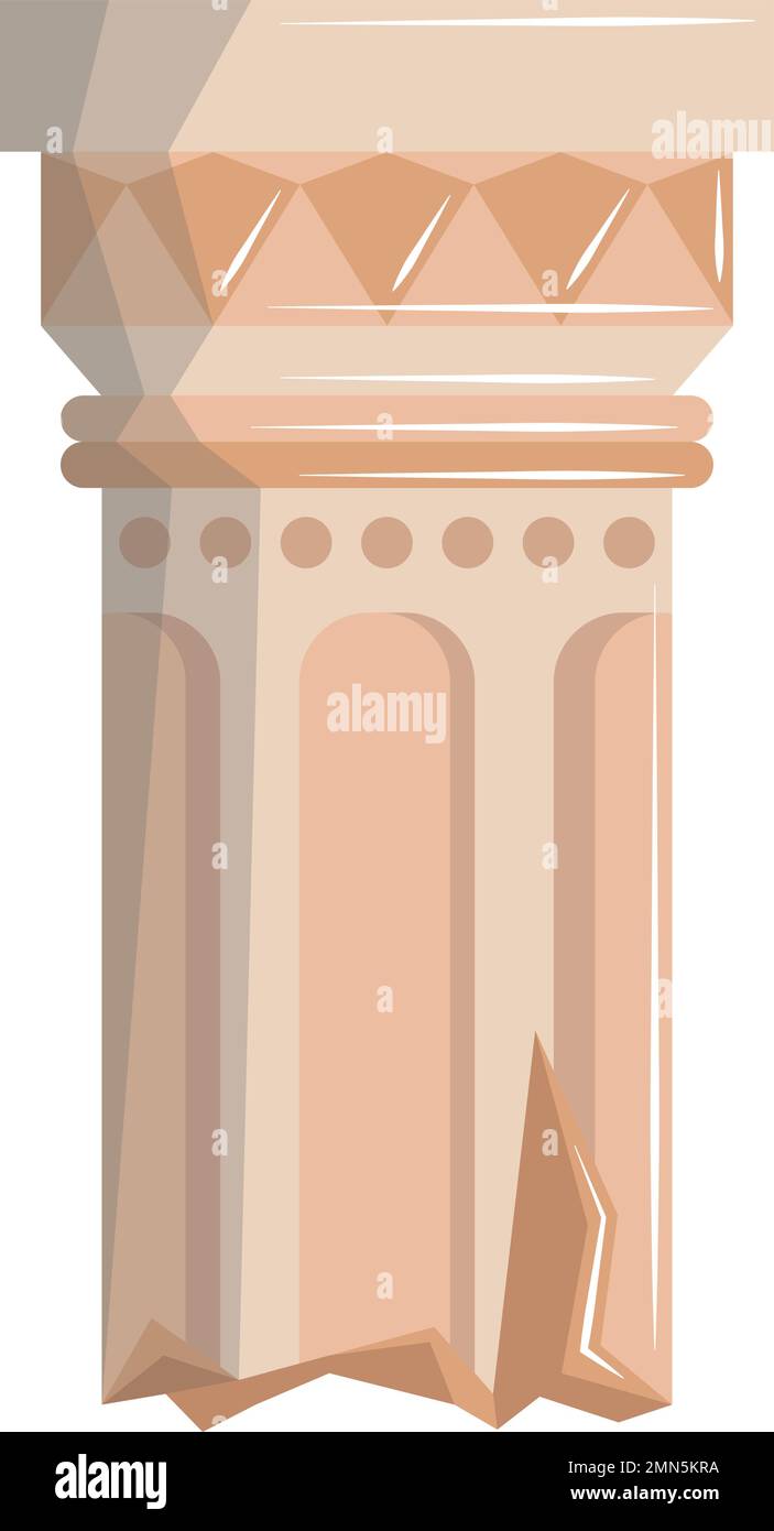 rustic column greek culture Stock Vector Image & Art - Alamy