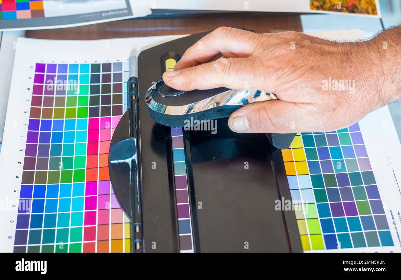 Registration mark offset printing hi-res stock photography and images ...