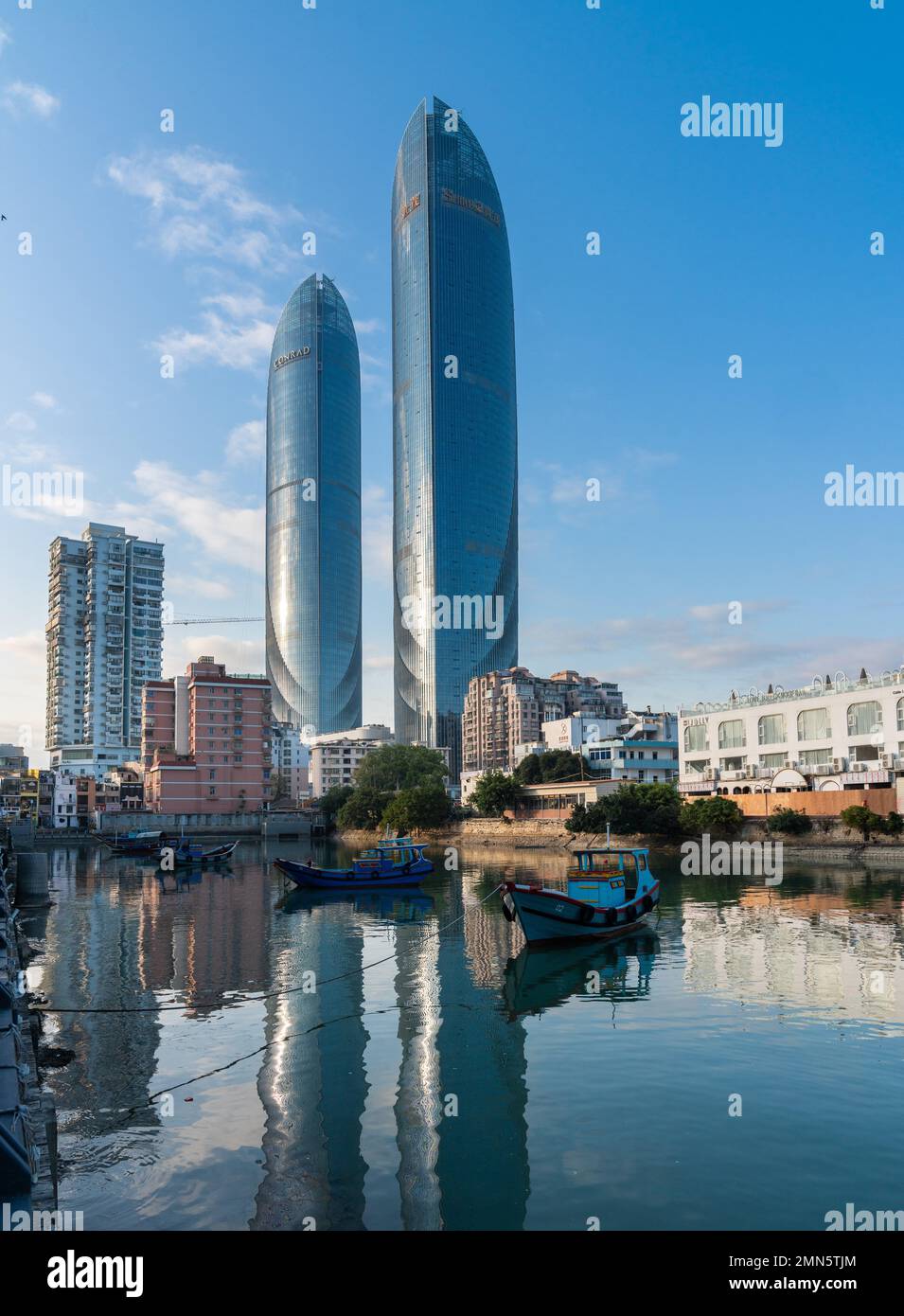 Xiamen shimao channel building Stock Photo - Alamy