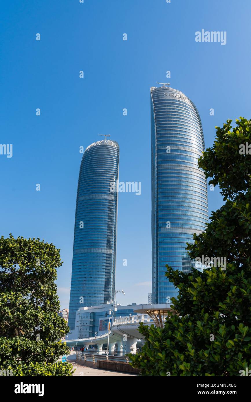 Shimao channel building hi-res stock photography and images - Alamy