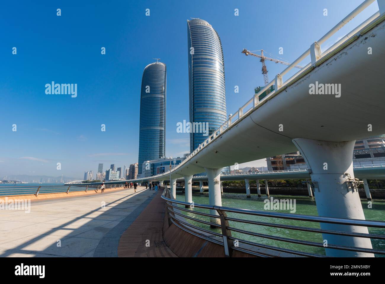 Xiamen shimao channel building Stock Photo - Alamy