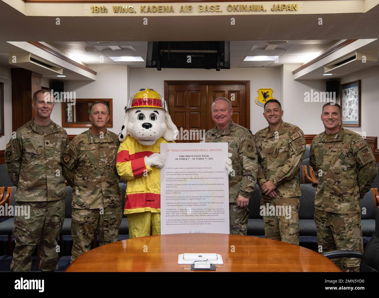 U.S. Air Force Col. Ronald D. Schochenmaier, 18th Wing vice commander ...