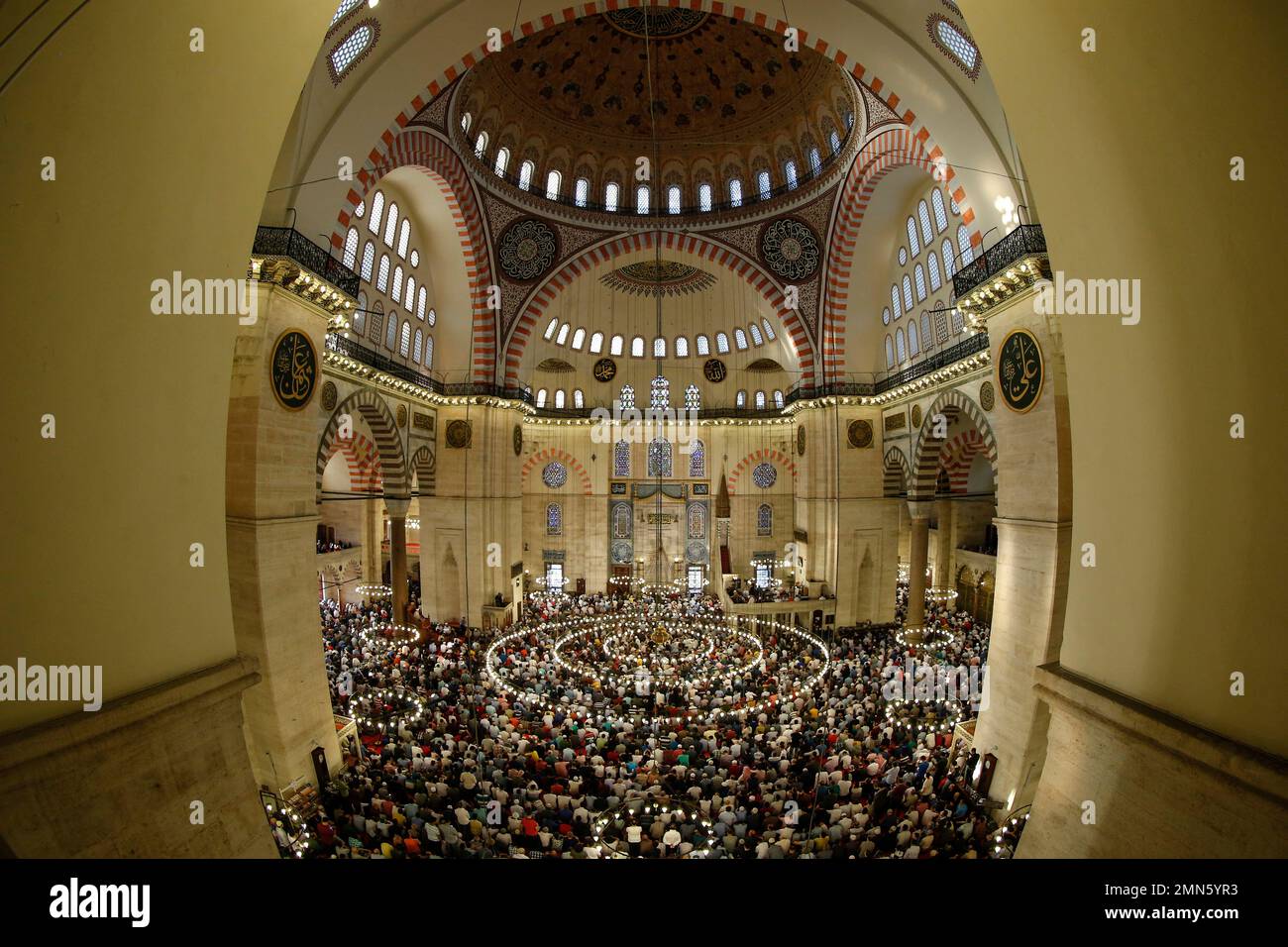 Turkey's Muslims offer prayers during the first day of Eid al-Fitr ...