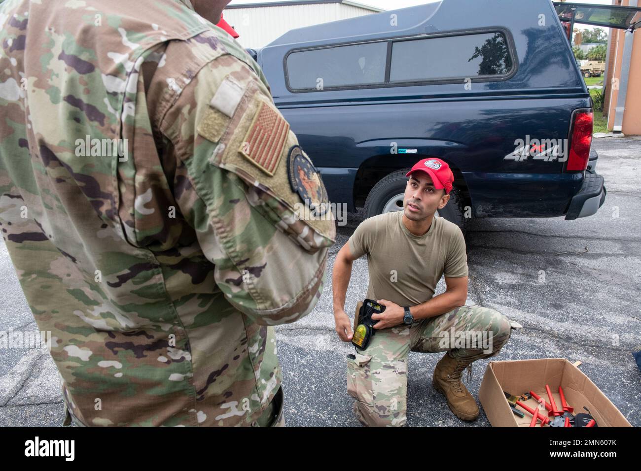 Members of the 202nd Rapid Engineer Deployable Heavy Operational Repair ...