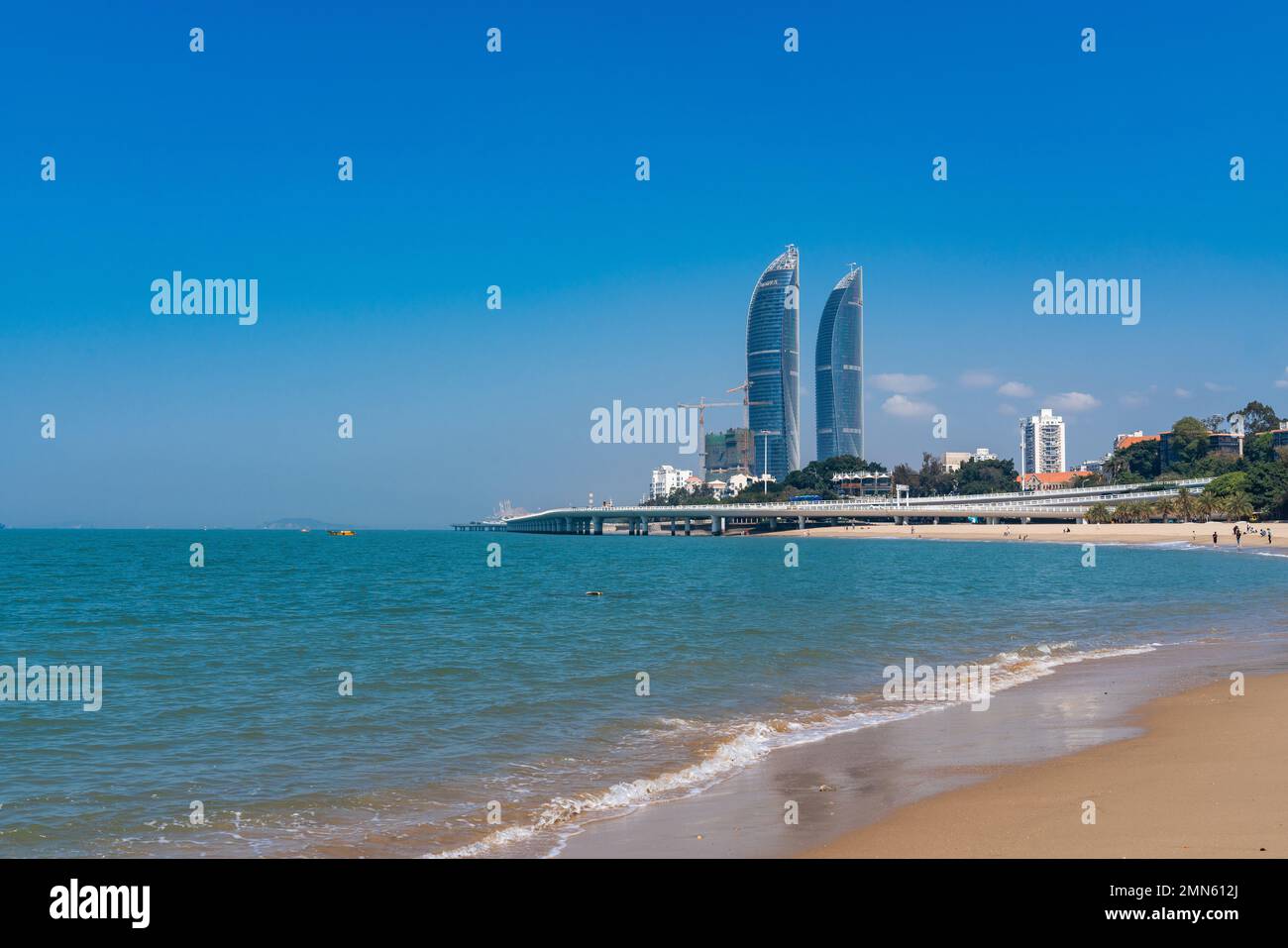 Xiamen shimao channel building Stock Photo - Alamy