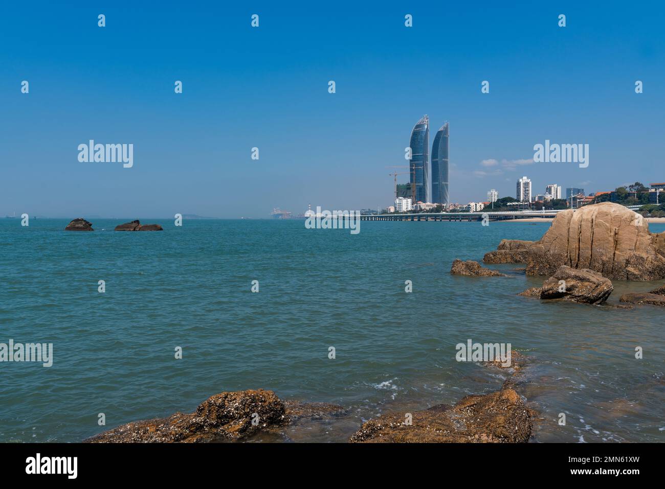 Shimao channel building hi-res stock photography and images - Alamy