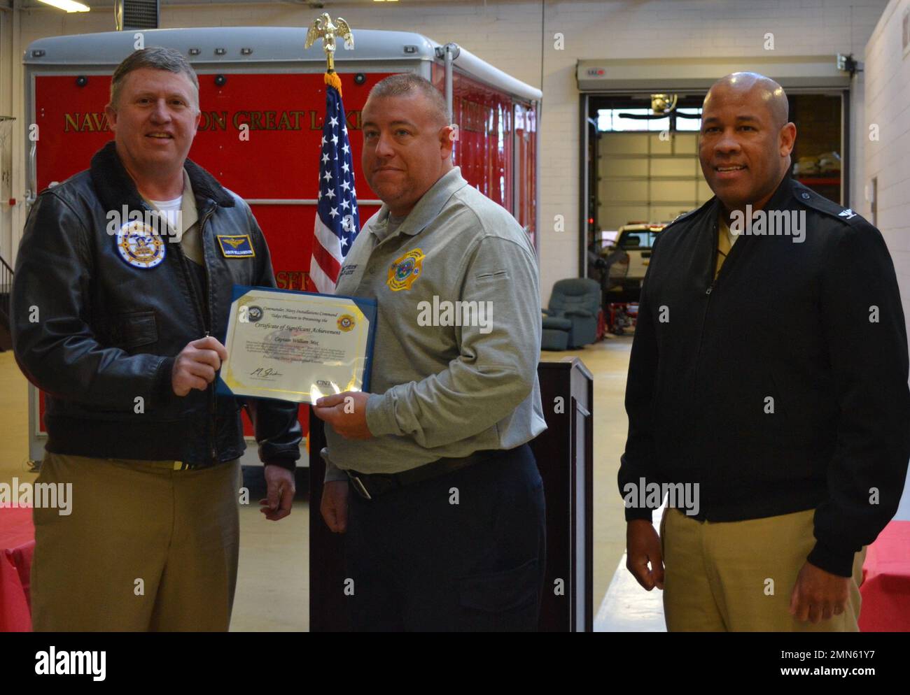 GREAT LAKES (Sep. 29, 2022) Captain William Mix, Great Lakes Fire ...