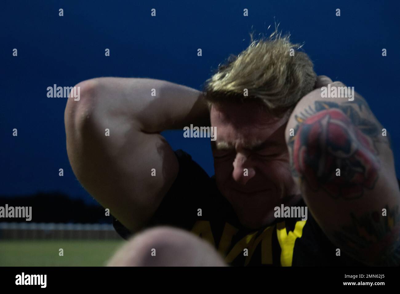 U.S. Soldiers competing in the Army Best Squad Competition take a ...