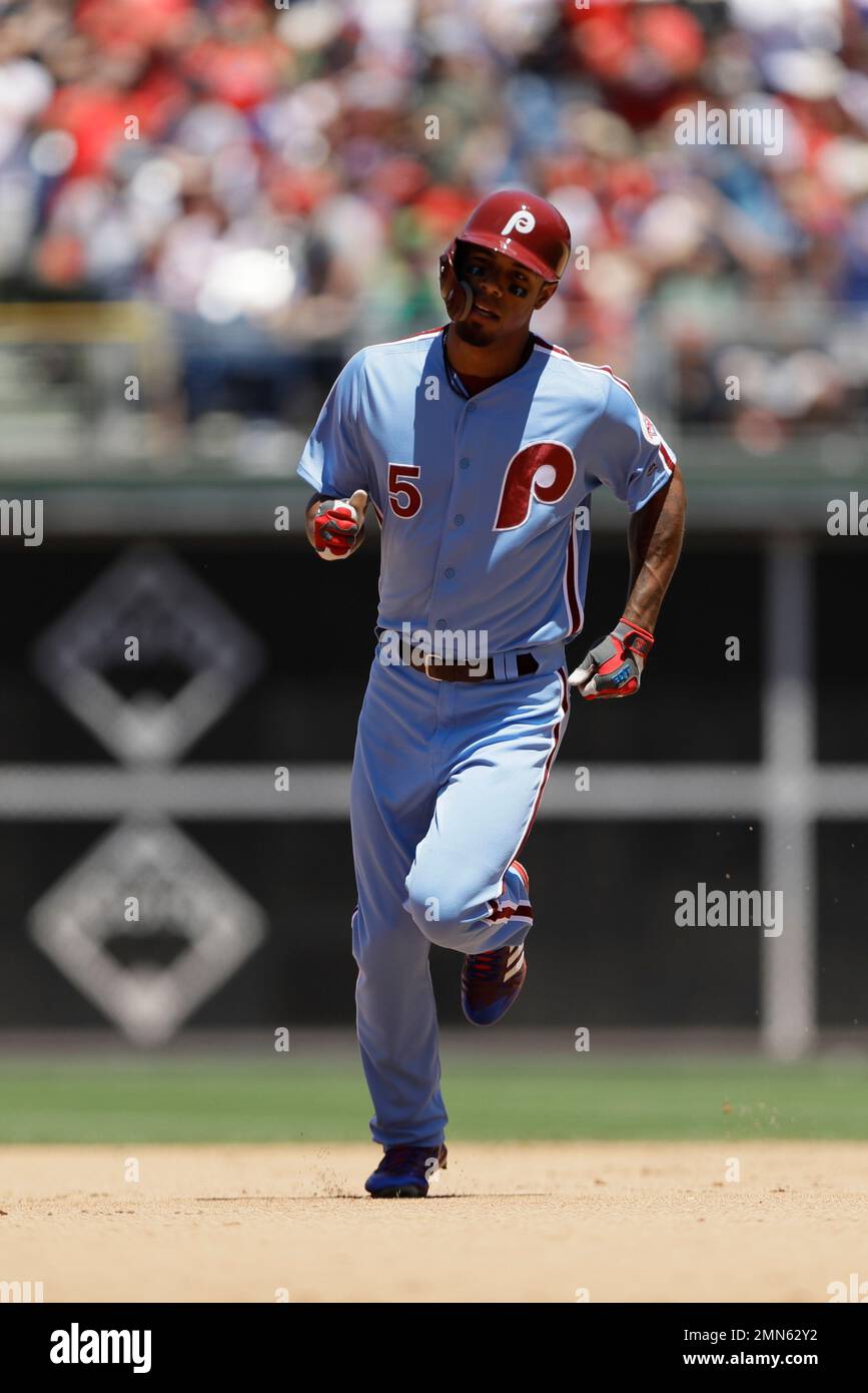 Philadelphia Phillies' Nick Williams in action during a baseball game ...