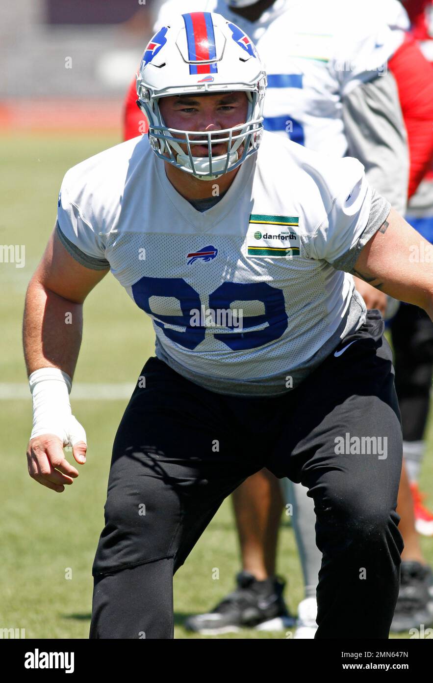 Buffalo Bills rookie defensive linemen Harrison Phillips (99) takes ...