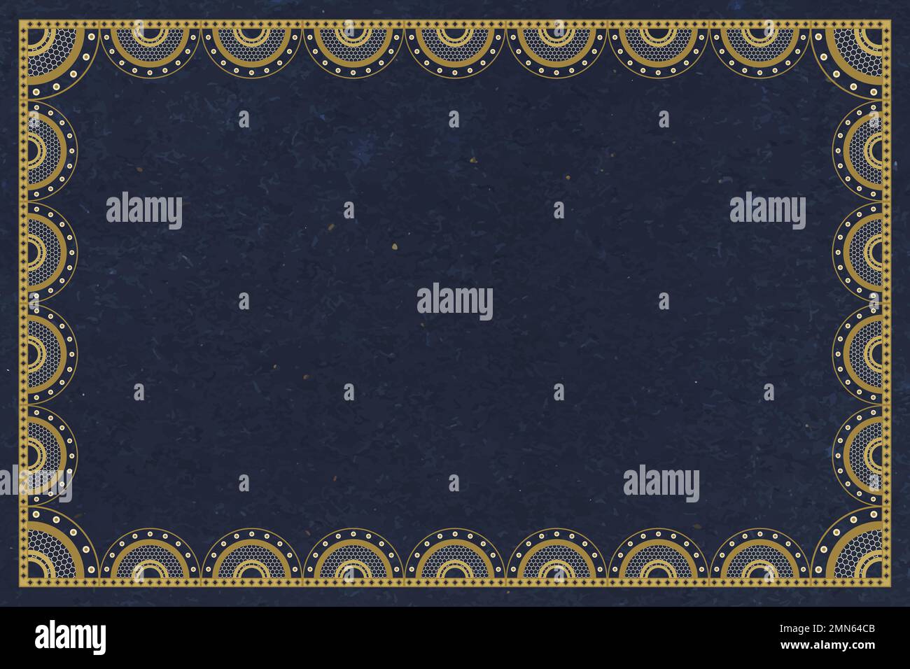 Elegant lace frame background, navy blue crochet design vector Stock ...