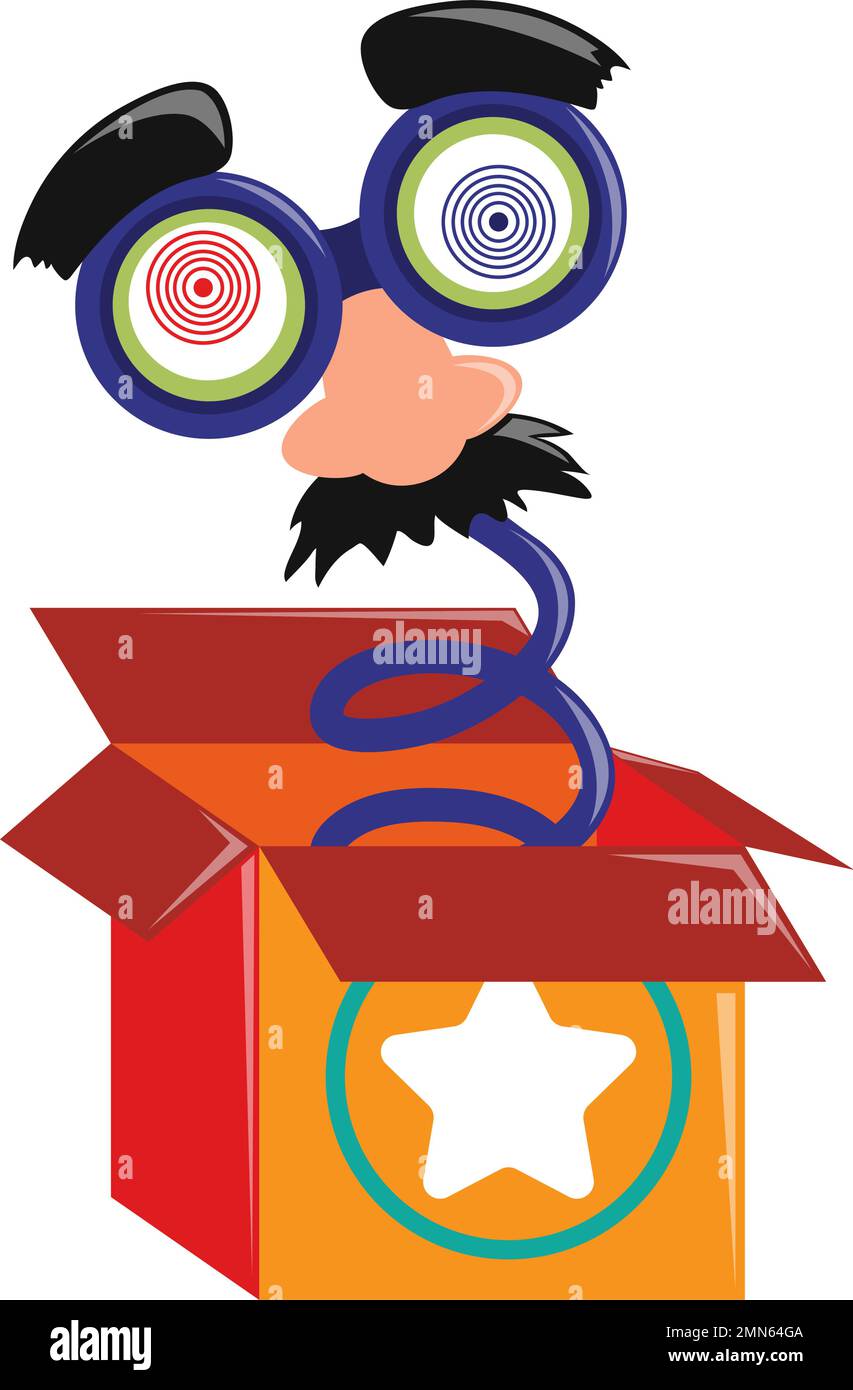 funny box fools day Stock Vector Image & Art - Alamy
