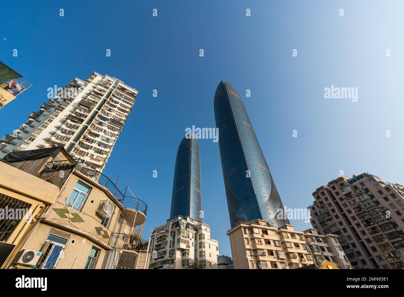 Xiamen shimao channel building Stock Photo - Alamy