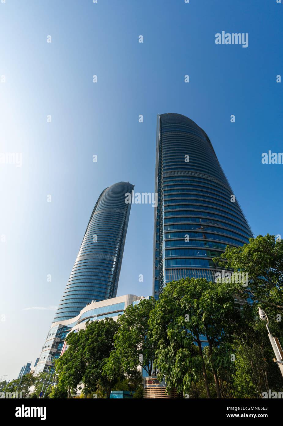 Xiamen shimao channel building Stock Photo - Alamy