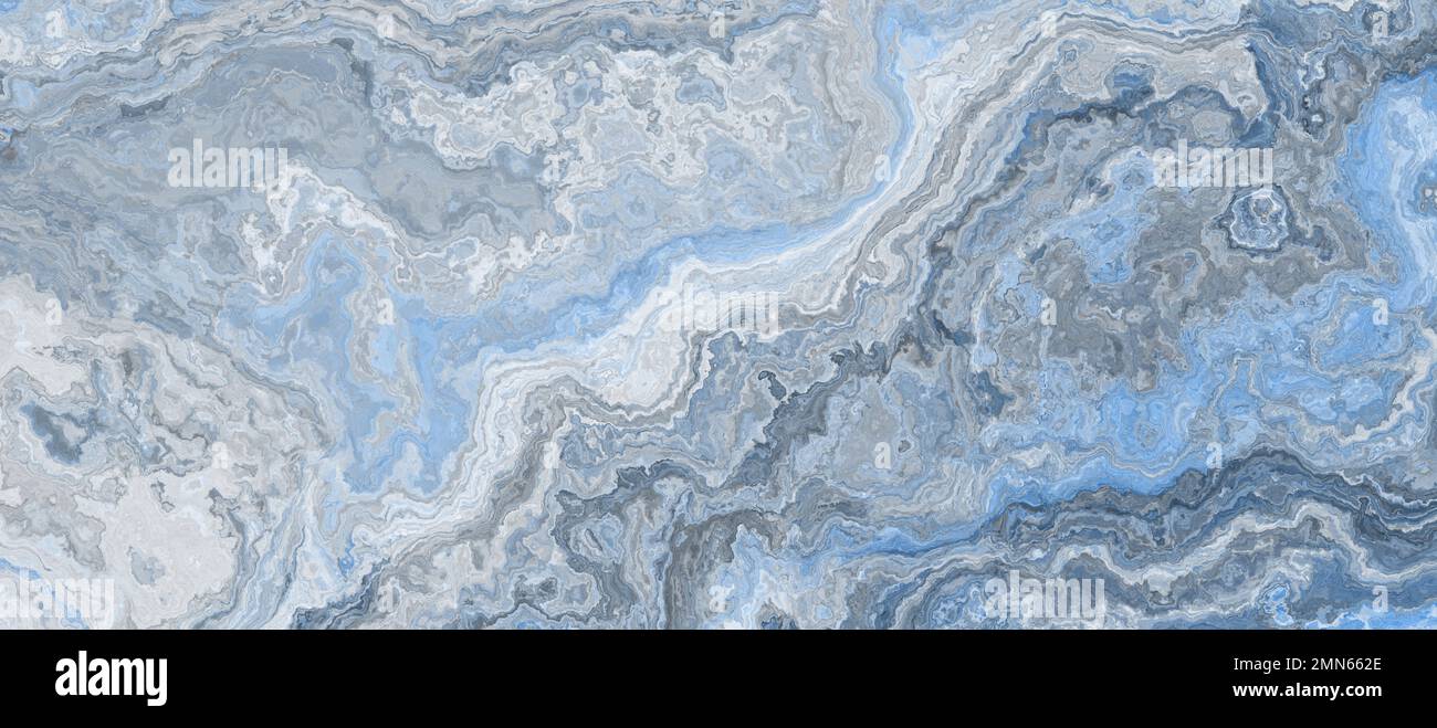 High resolution blue and white marble tile. Abstract texture and ...