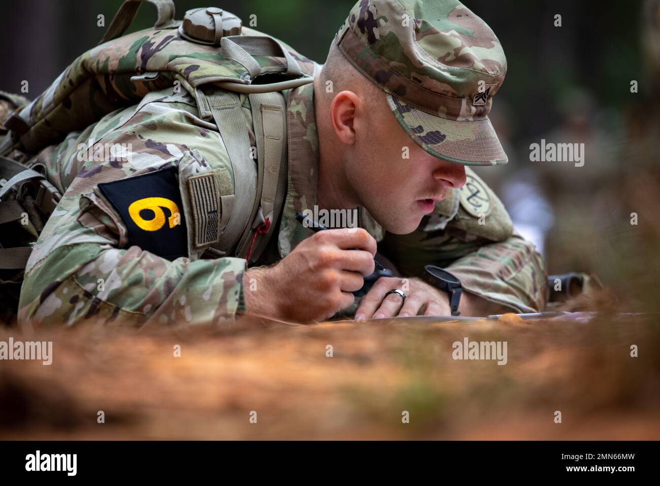 U.S. Army Soldiers competing in the Army Best Squad Competition ...
