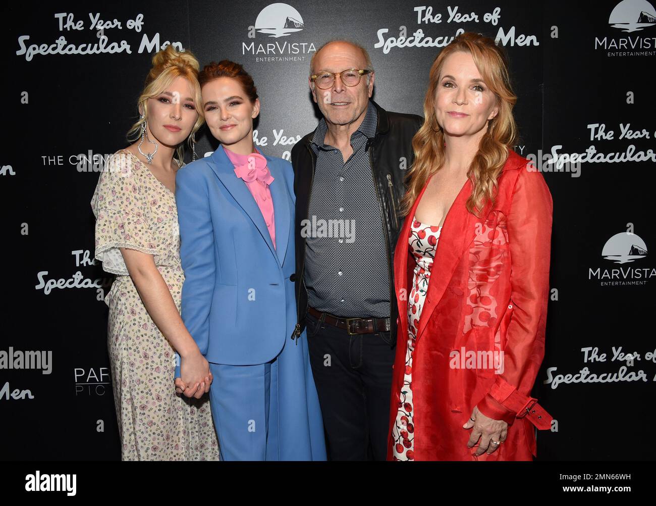 Director Lea Thompson, right, poses with her husband Howard Deutch and ...