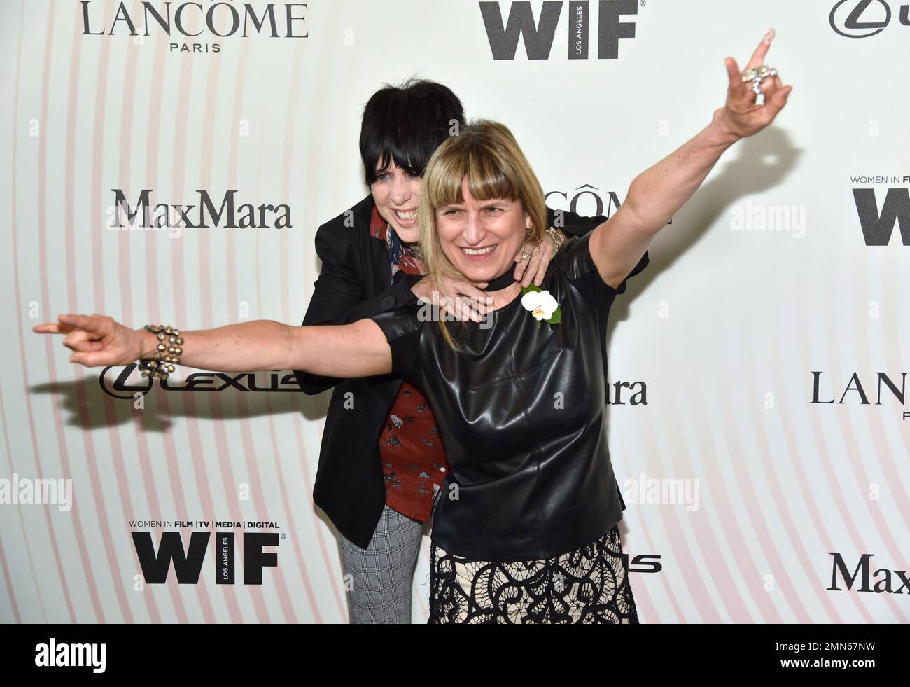 Diane Warren, left, and Catherine Hardwicke arrive at the Women In Film ...
