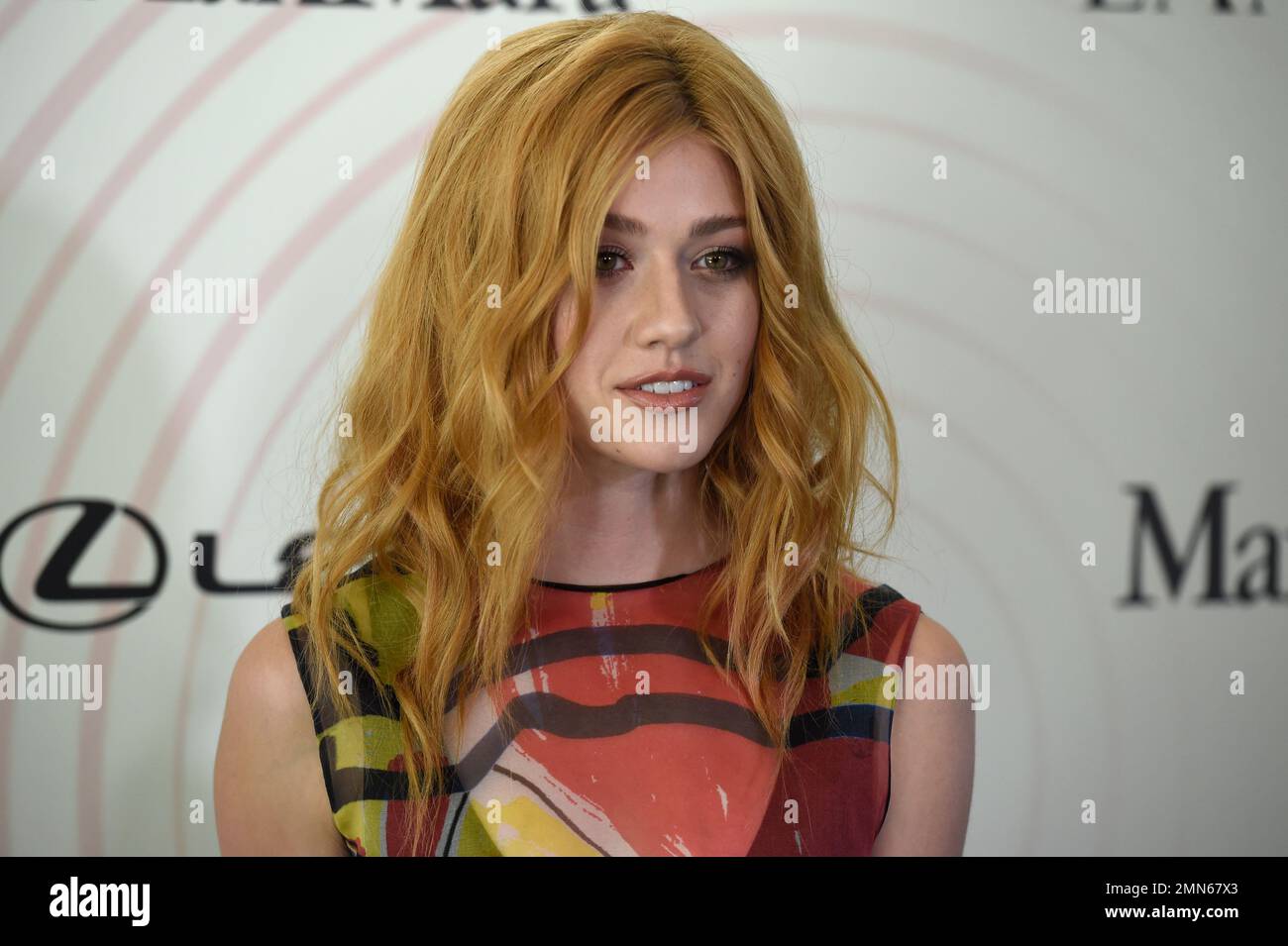 Katherine McNamara arrives at the Women In Film Crystal and Lucy Awards ...