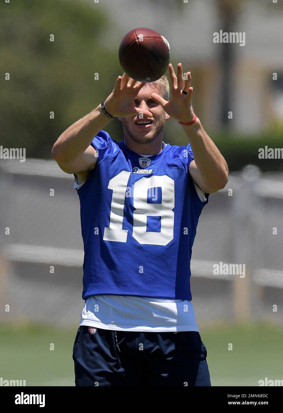 Los Angeles Rams wide receiver Cooper Kupp catches a pass during ...