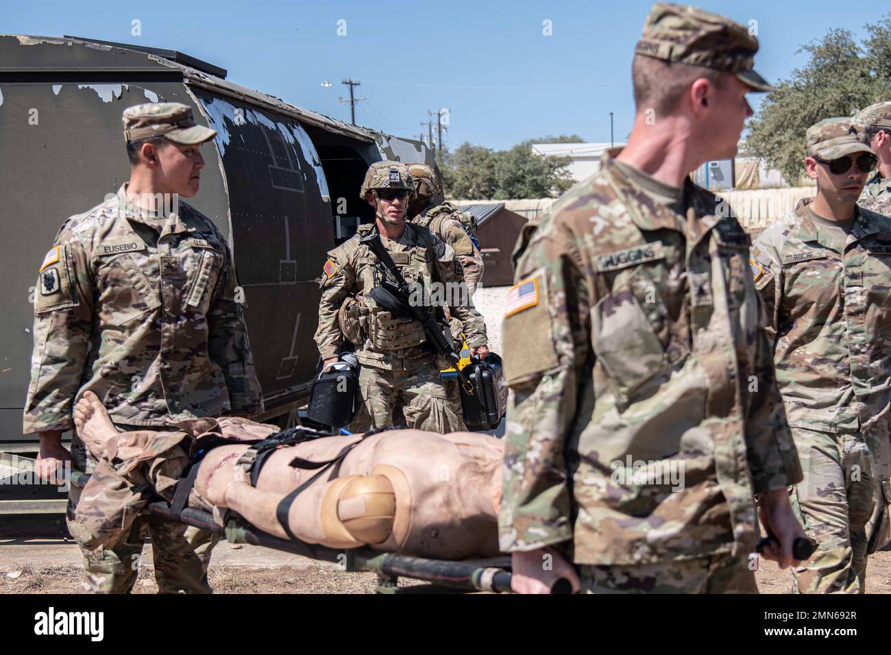 Staff Sgt. Caleb Stinson and Sergeant 1st Class Jason Pate, 68W Combat ...