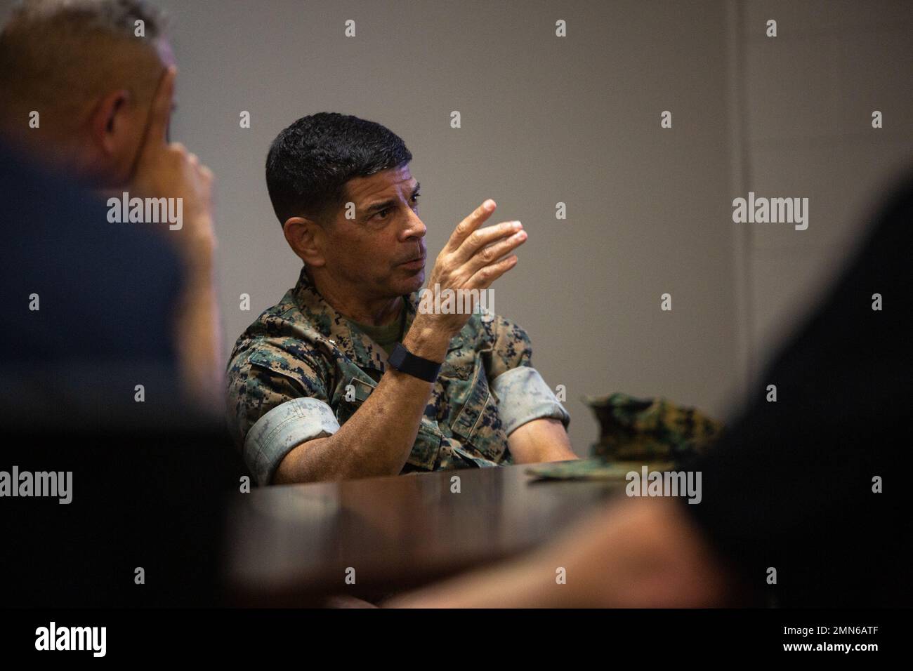 U.S. Marine Corps Brig. Gen. John F. Kelliher III, the deputy commander ...