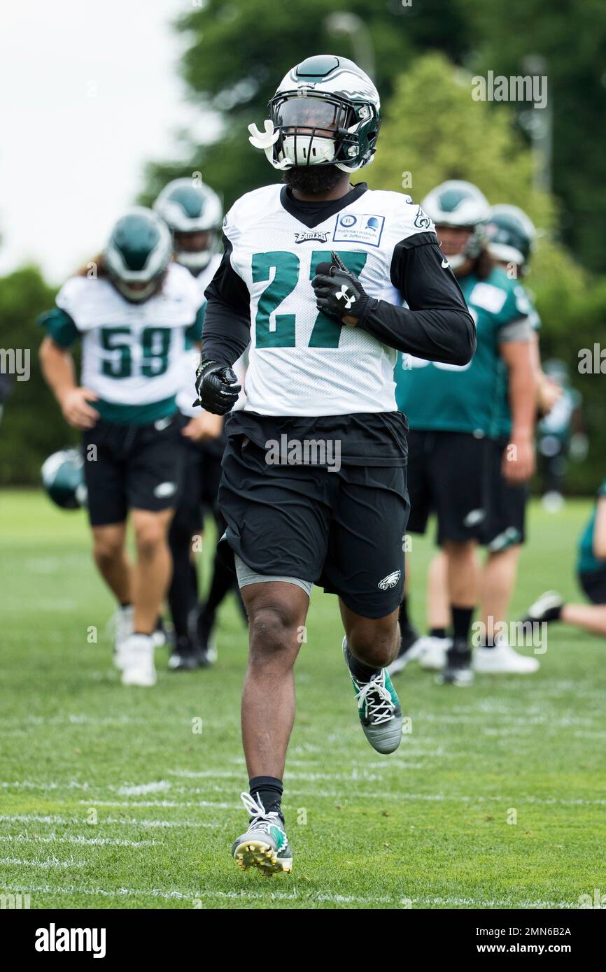 Philadelphia Eagles safety Malcom Jenkins in action during the practice ...