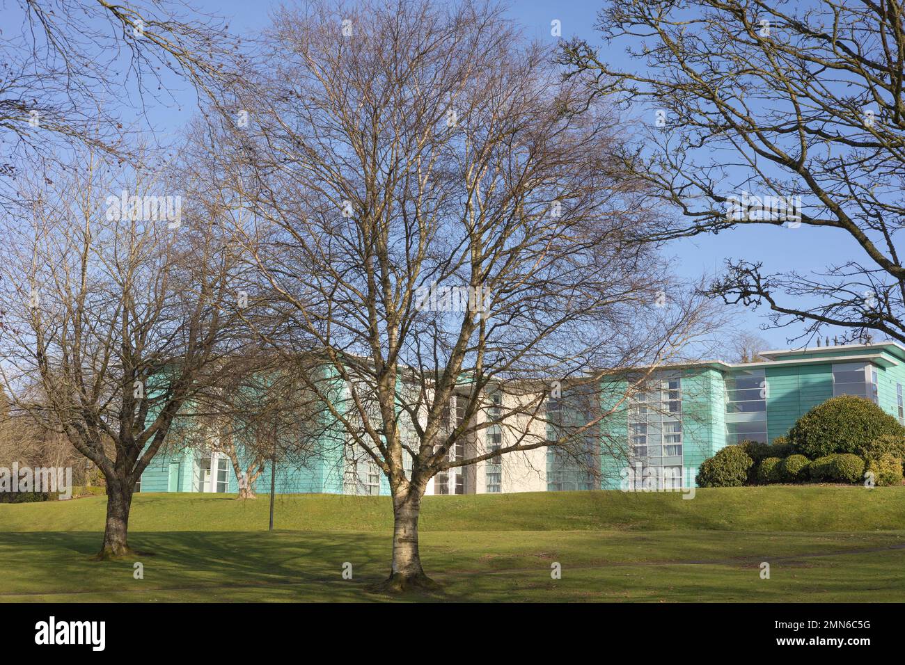 Rear view of the newer extension to the Holiday Inn hotel at the ...