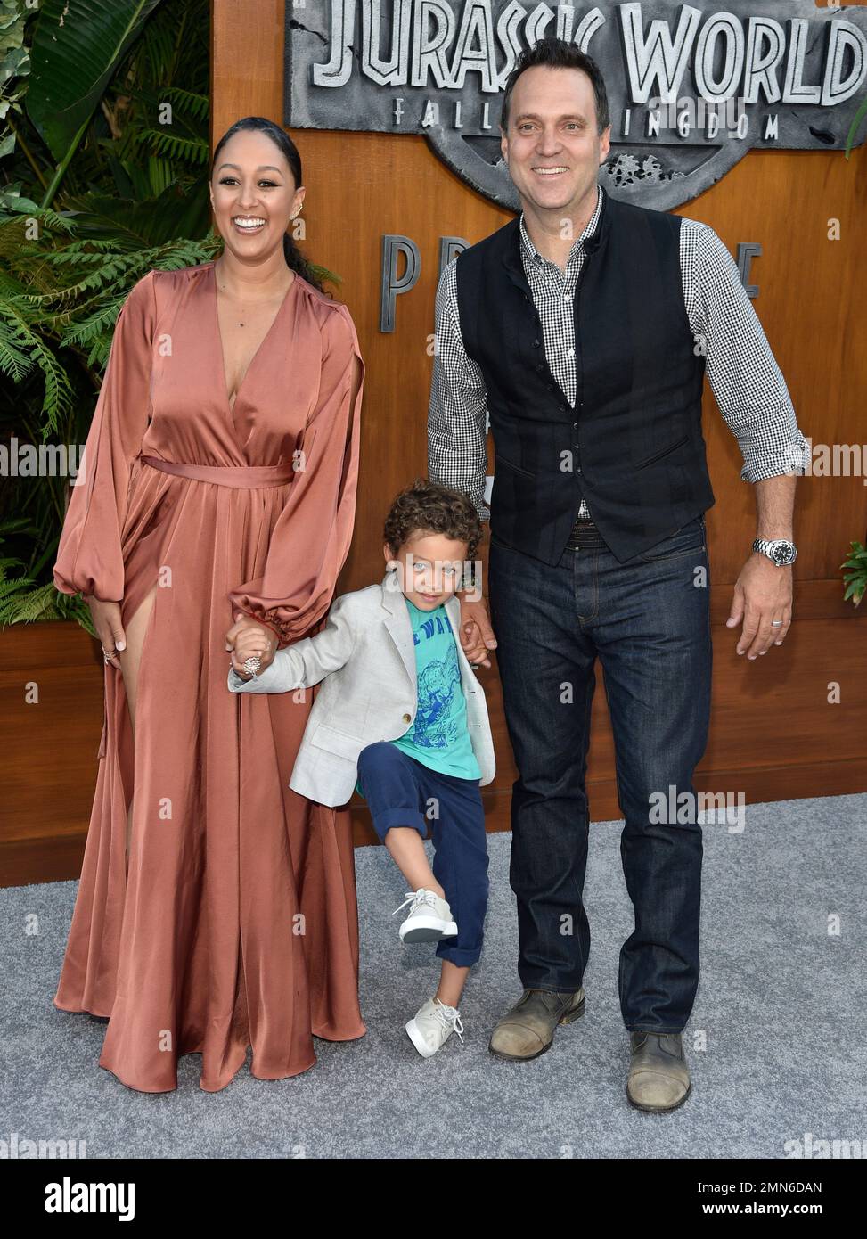 Tamera Mowry-Housley, left, Adam Housley, right, and their son Aden ...