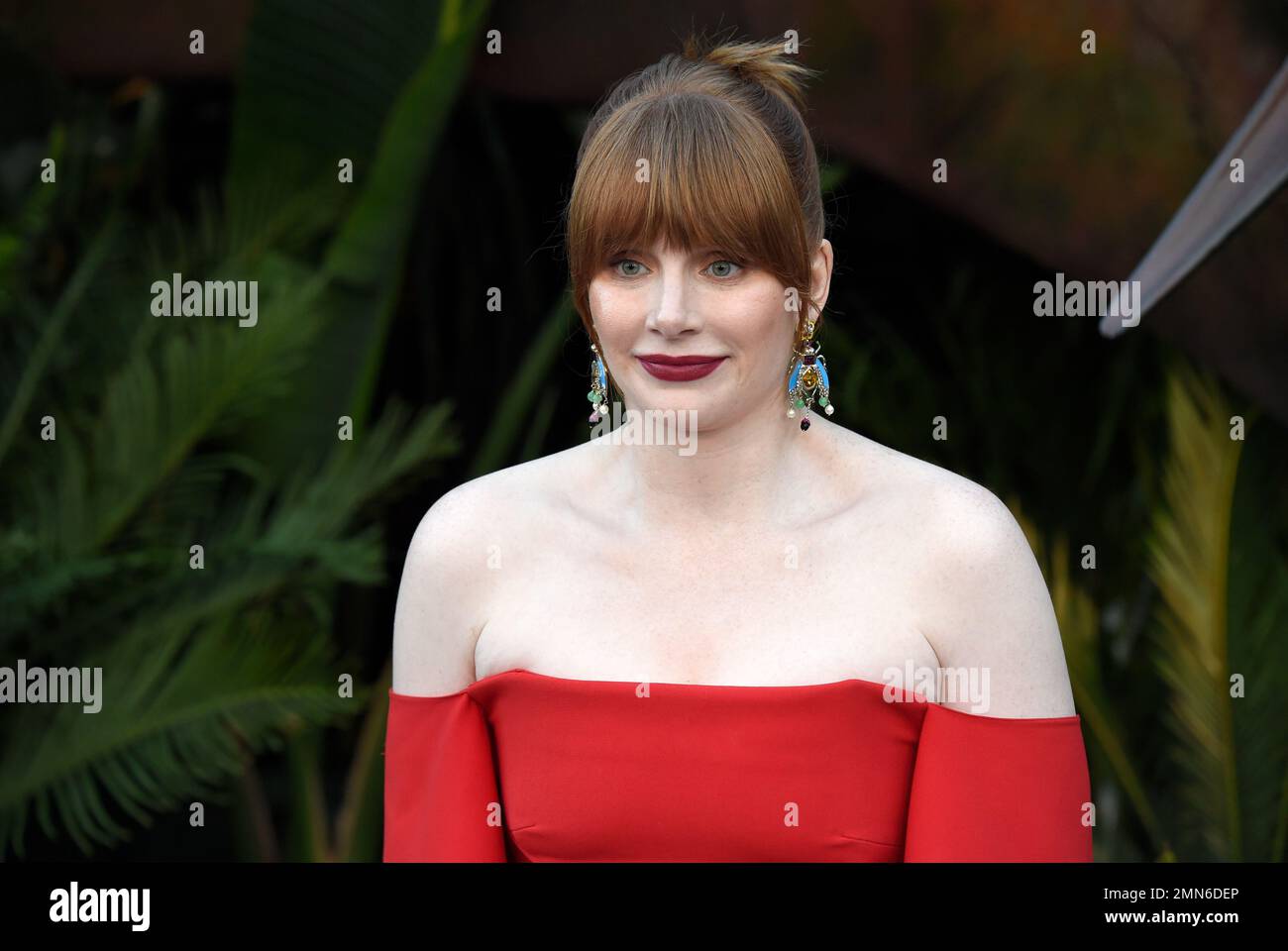 Bryce Dallas Howard arrives at the Los Angeles premiere of "Jurassic ...