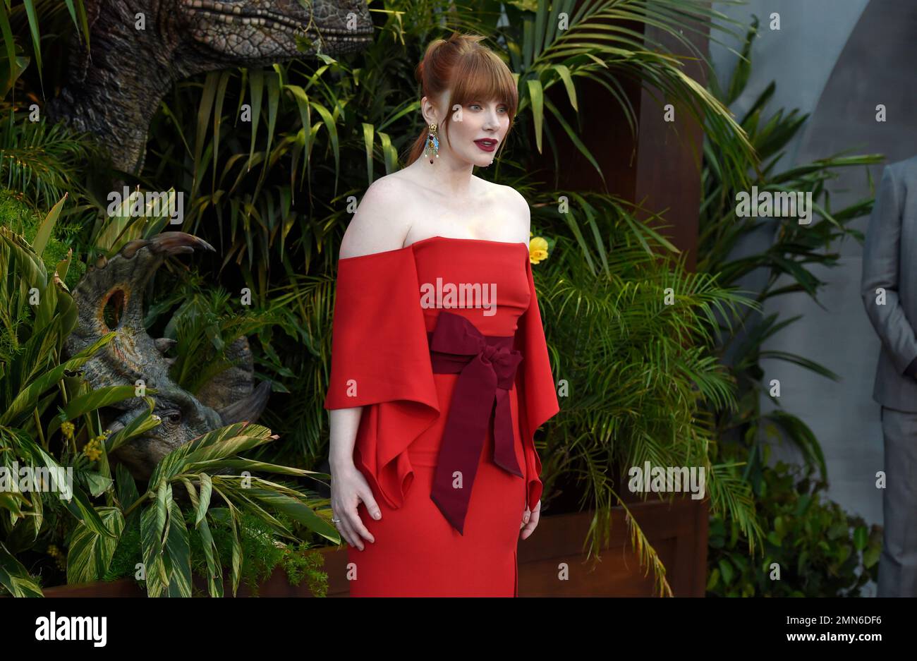 Bryce Dallas Howard arrives at the Los Angeles premiere of "Jurassic ...