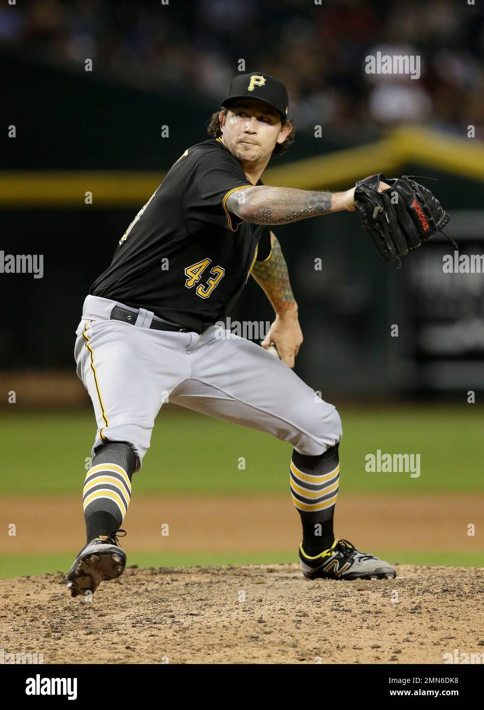 Pittsburgh Pirates relief pitcher Steven Brault (43) in the first ...