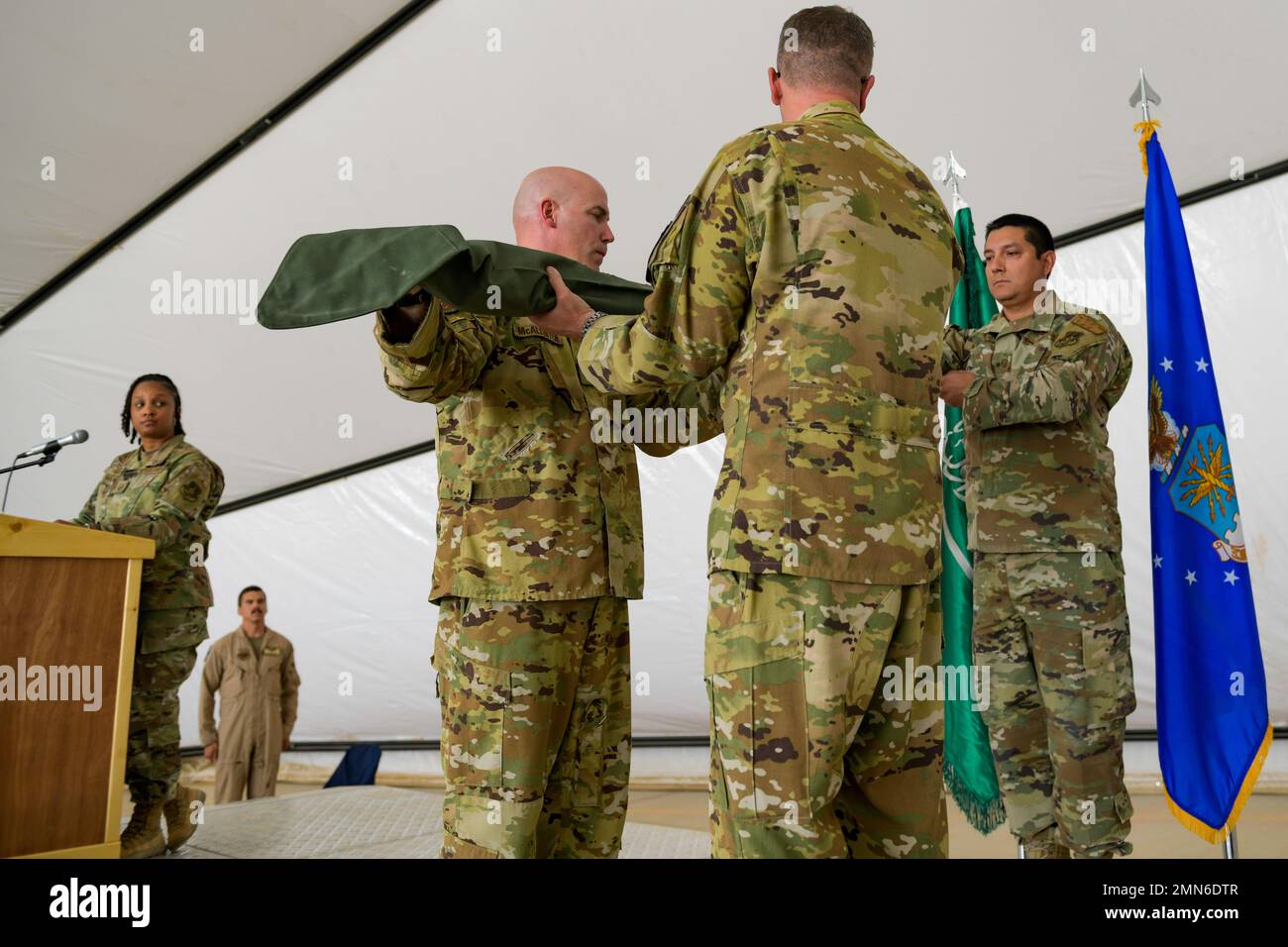 U.S. Air Force Col. Robert McAllister, the A2/3/5 director assigned to ...