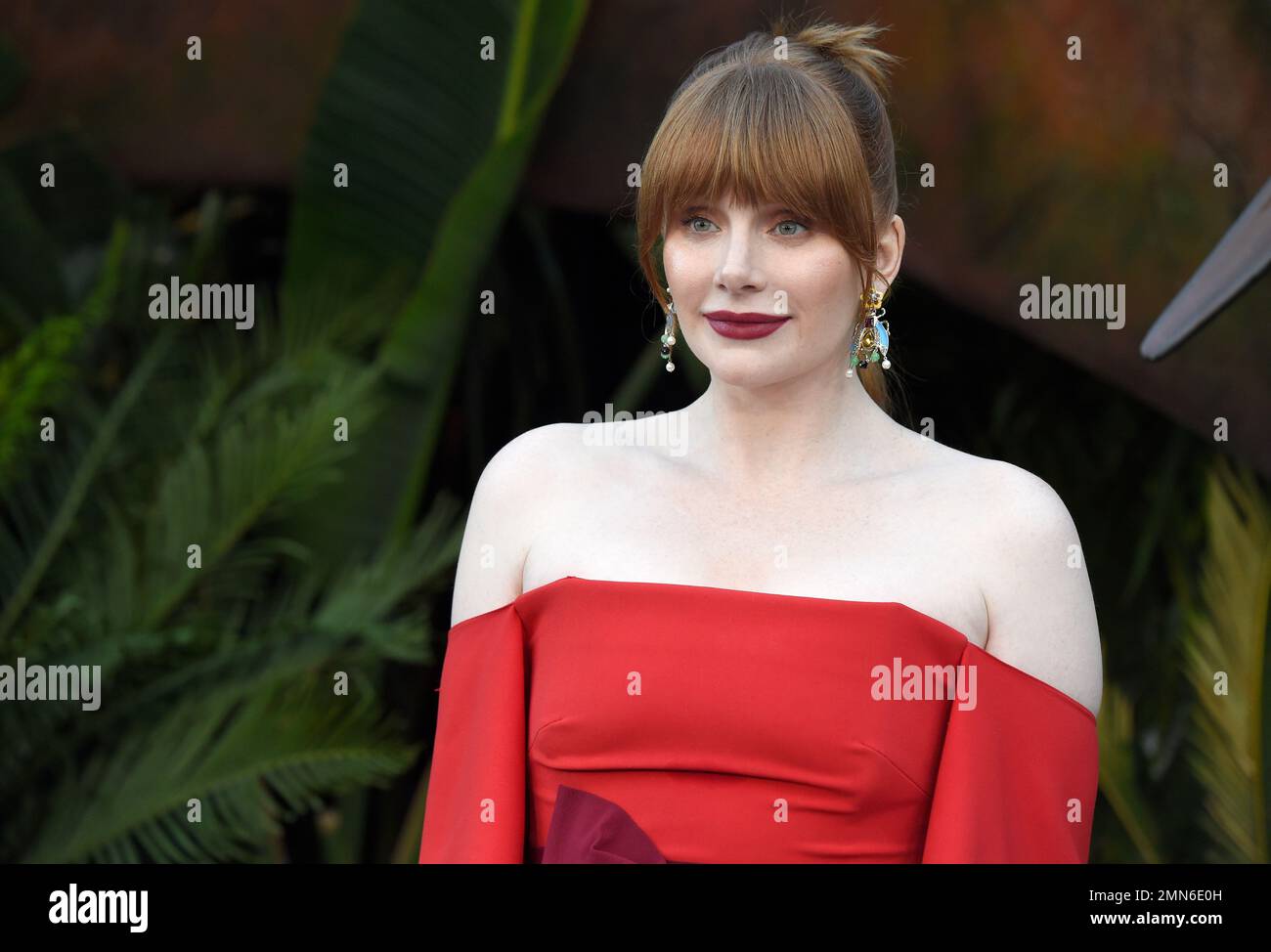 Bryce Dallas Howard arrives at the Los Angeles premiere of "Jurassic ...