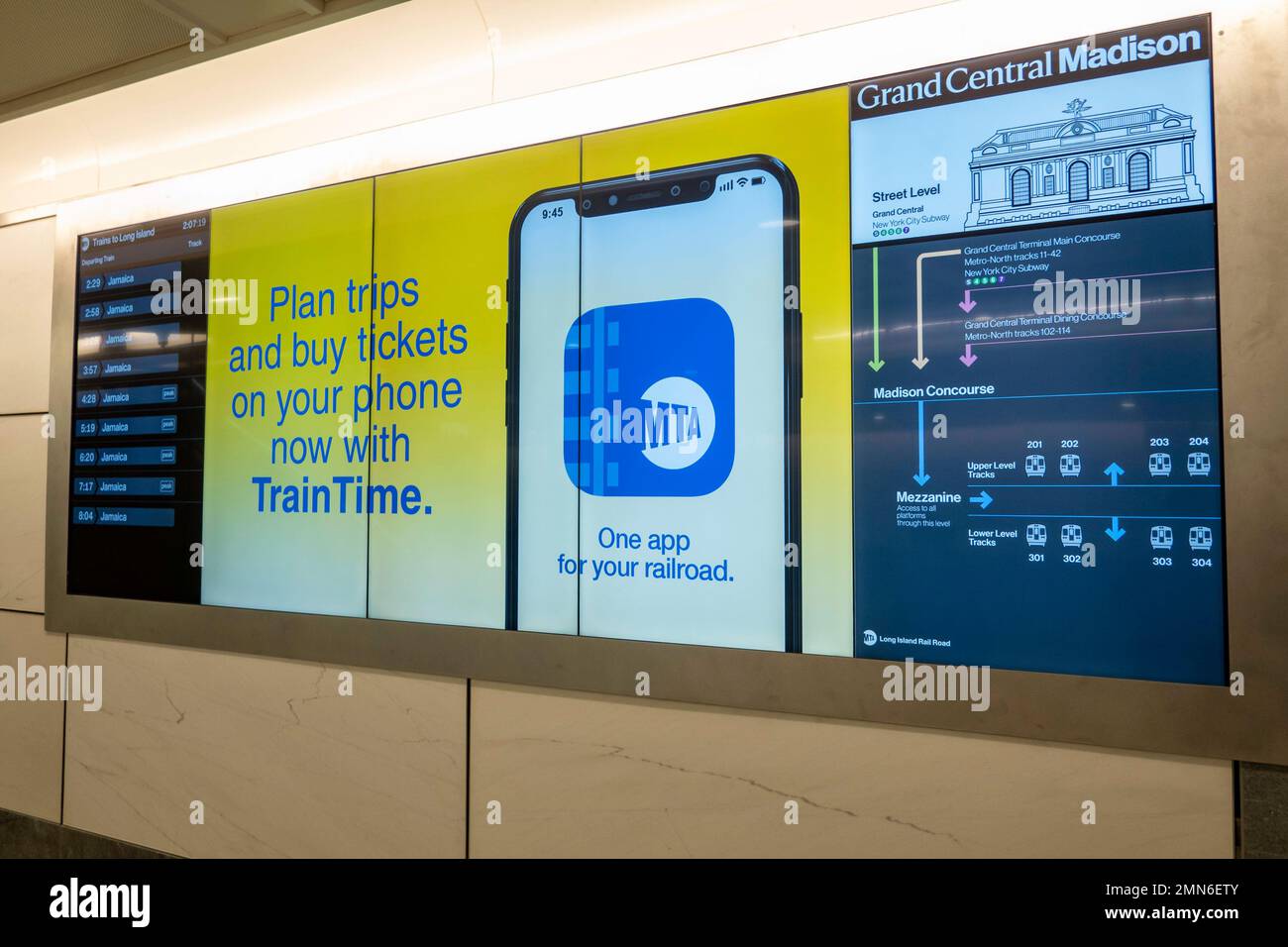 Grand Central Madison station is the new Long Island rail Road link ...