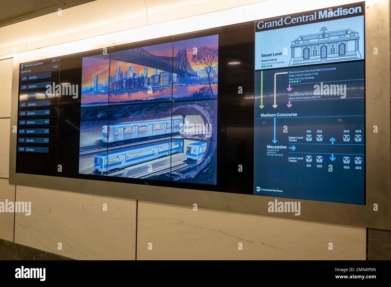 Grand Central Madison station is the new Long Island rail Road link ...