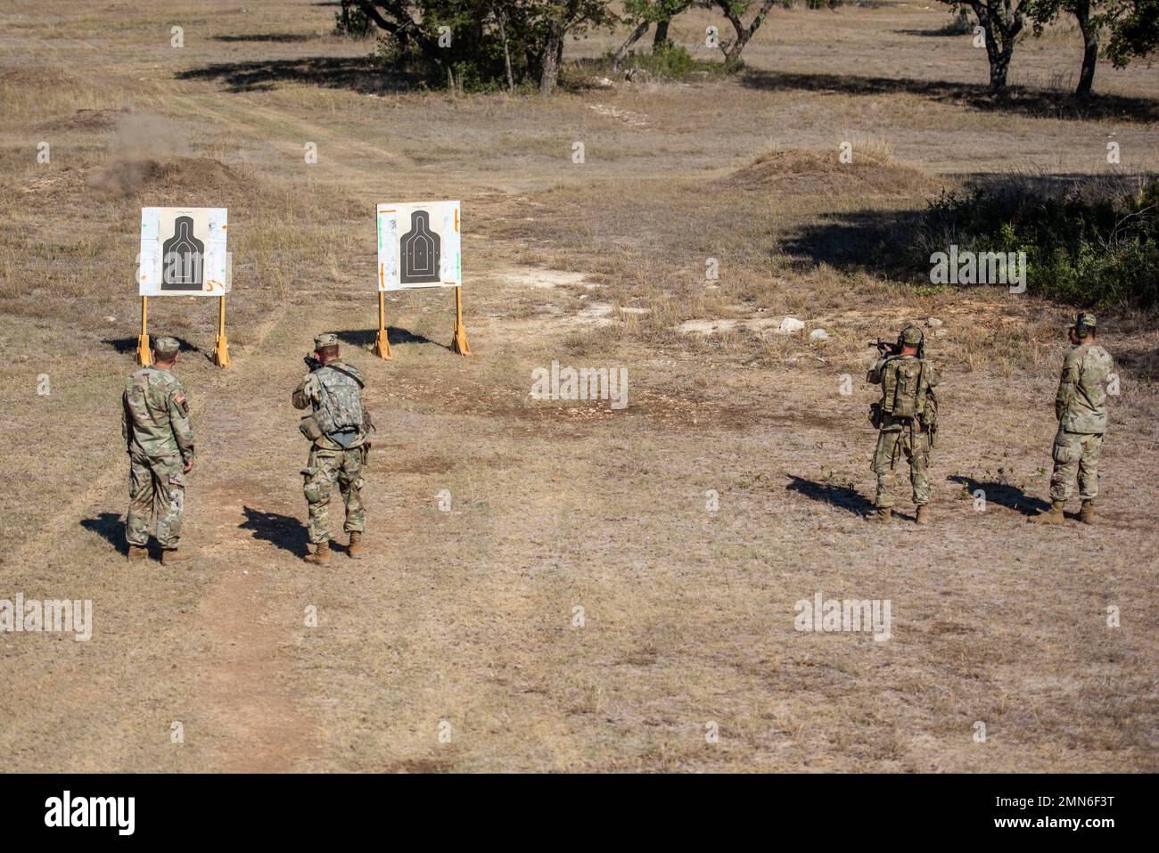 Staff Sergeant Bennett R. Dannemiller (left), 68P Instructor, 264th ...