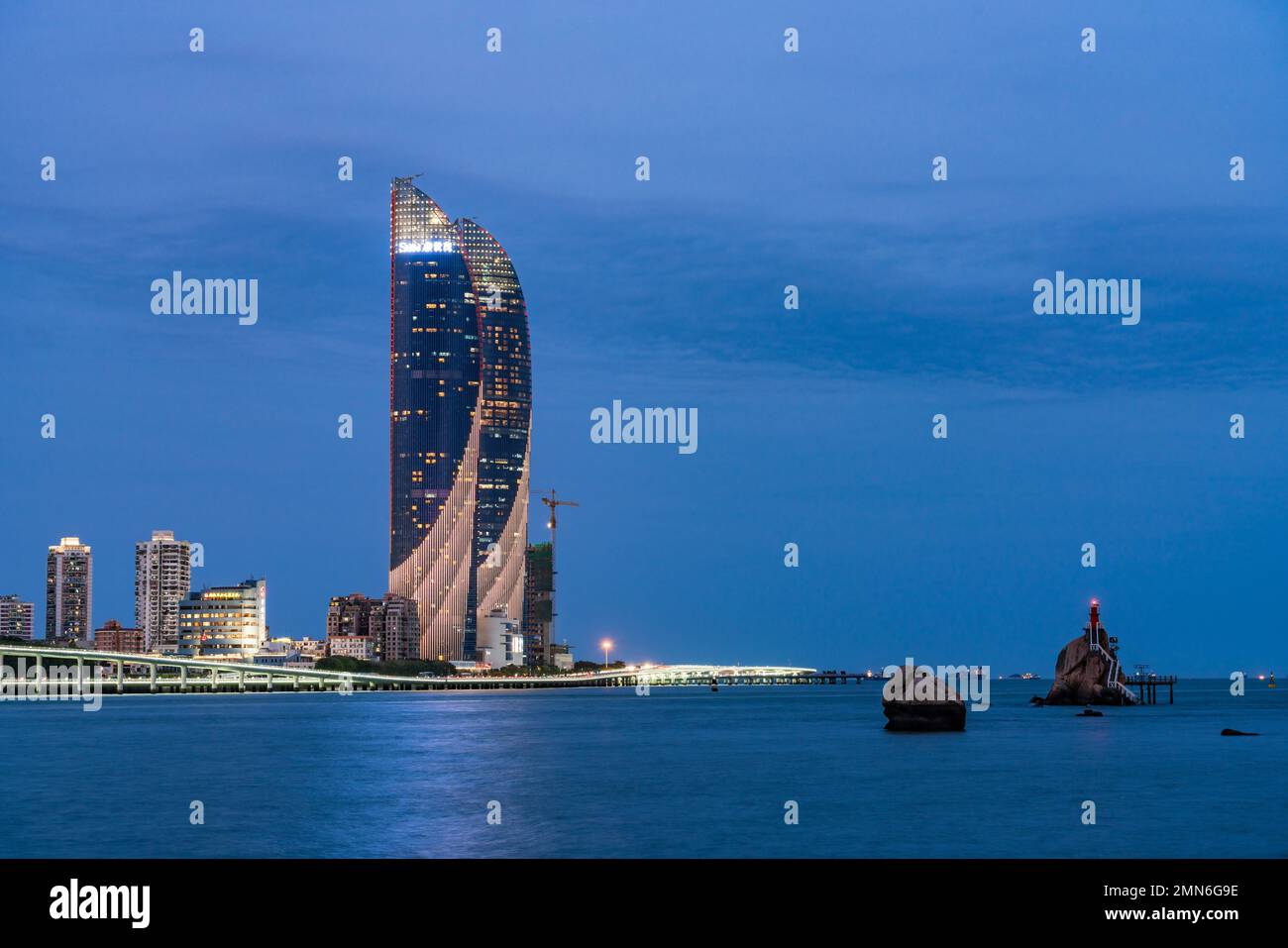 Shimao channel building hi-res stock photography and images - Alamy