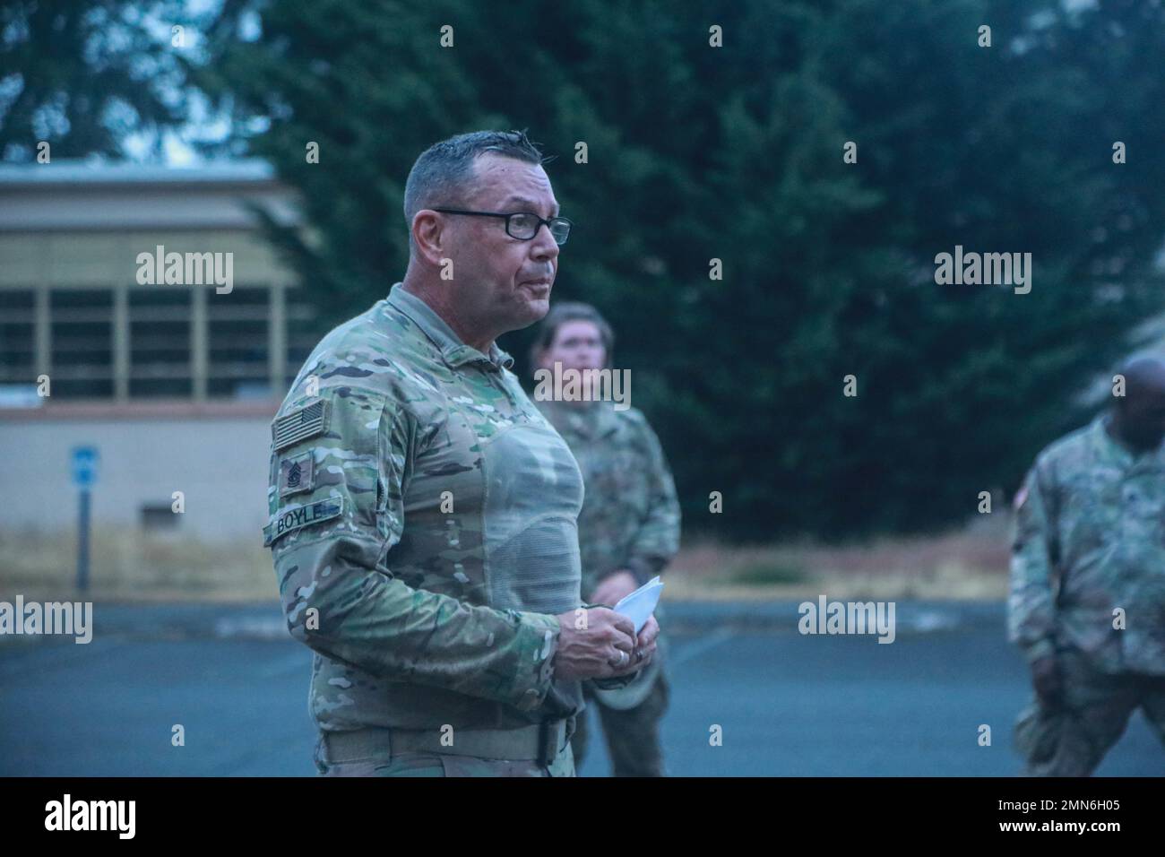 16th Combat Aviation Brigade Command. Sgt. Maj. Christopher Boyle, led ...