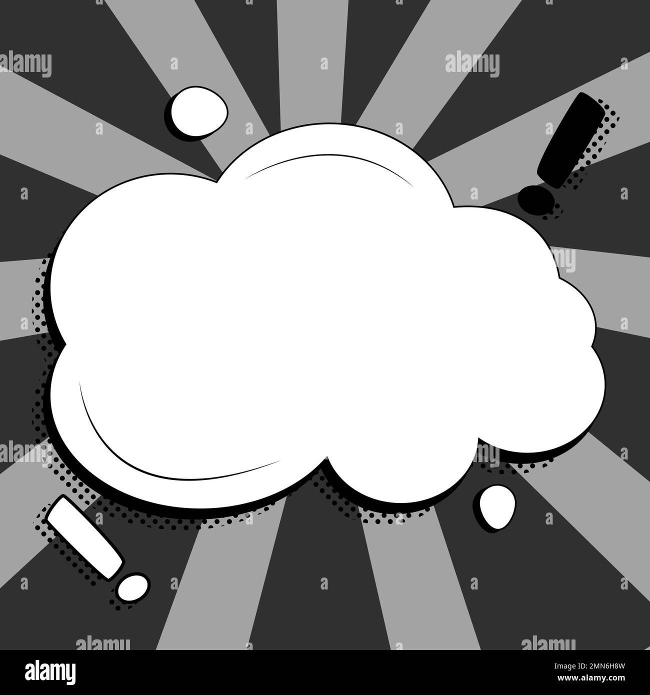 Comics Design Frames. Beautiful Photo Frame Set With Boom Bubbles For ...